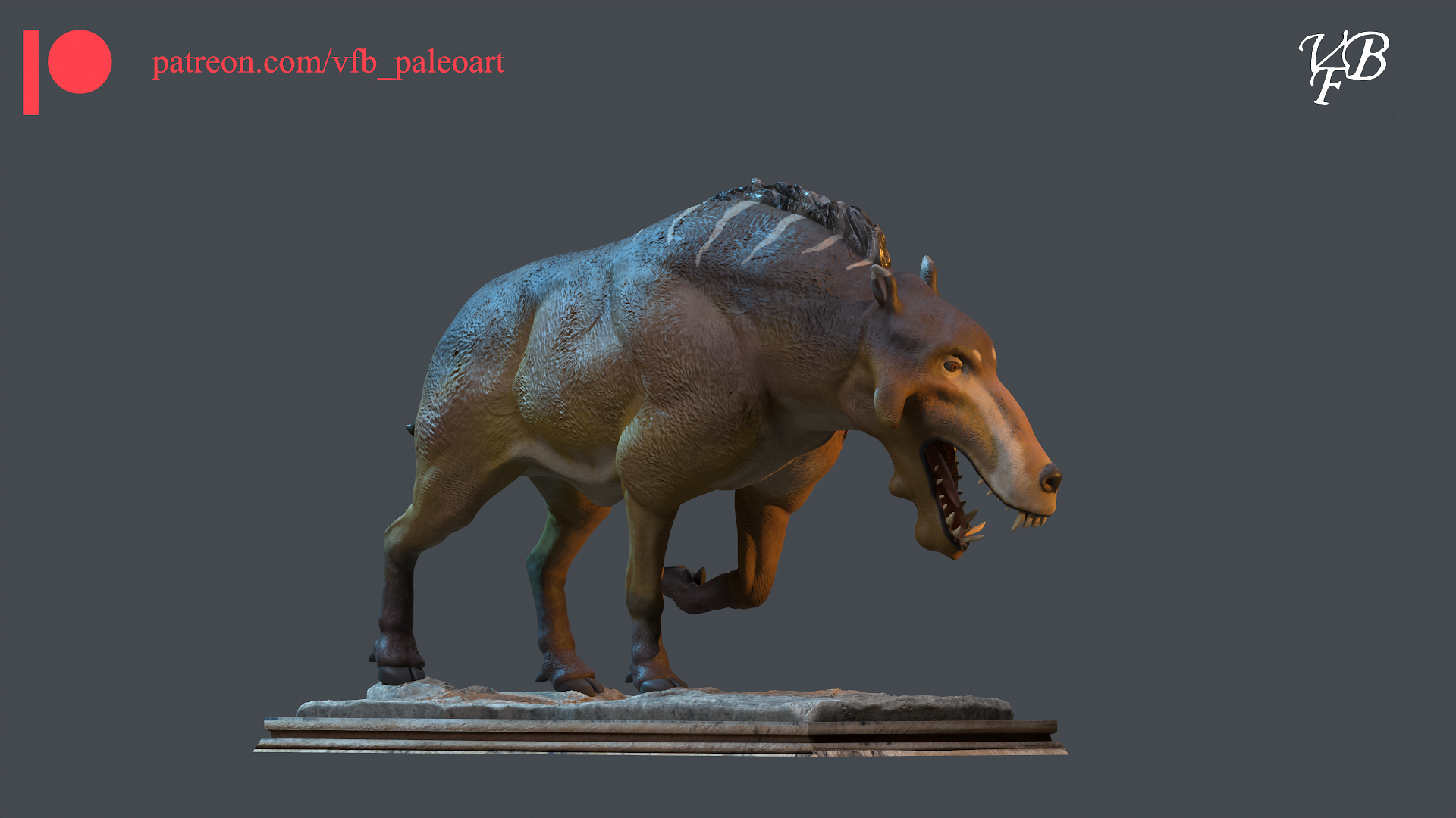 🐉 Entelodon Magnum - Statue for 3D printing・ STL File for ・Cults