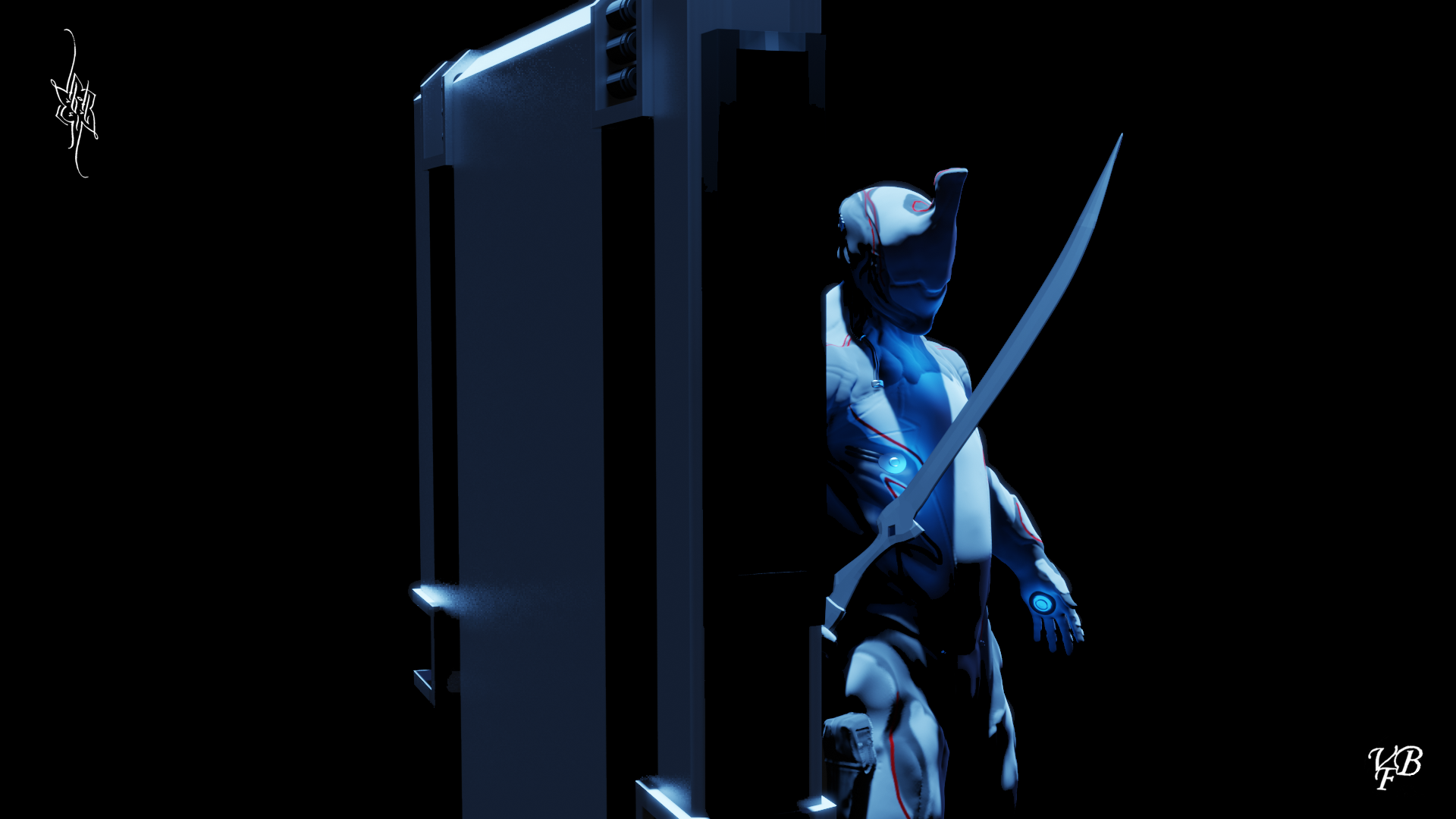 🎨 Excalibur from Warframe - Fan art・ STL File for ・Cults