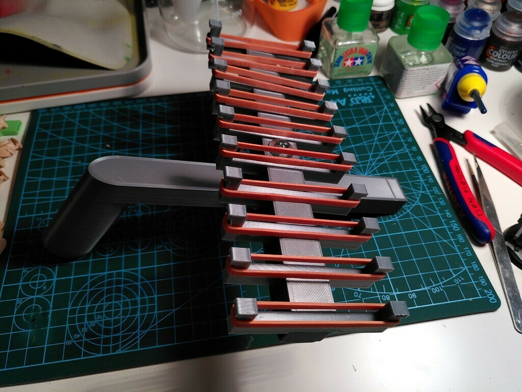 🦸 Miniature Priming Handle Basing Handle・Free STL File for ・Cults