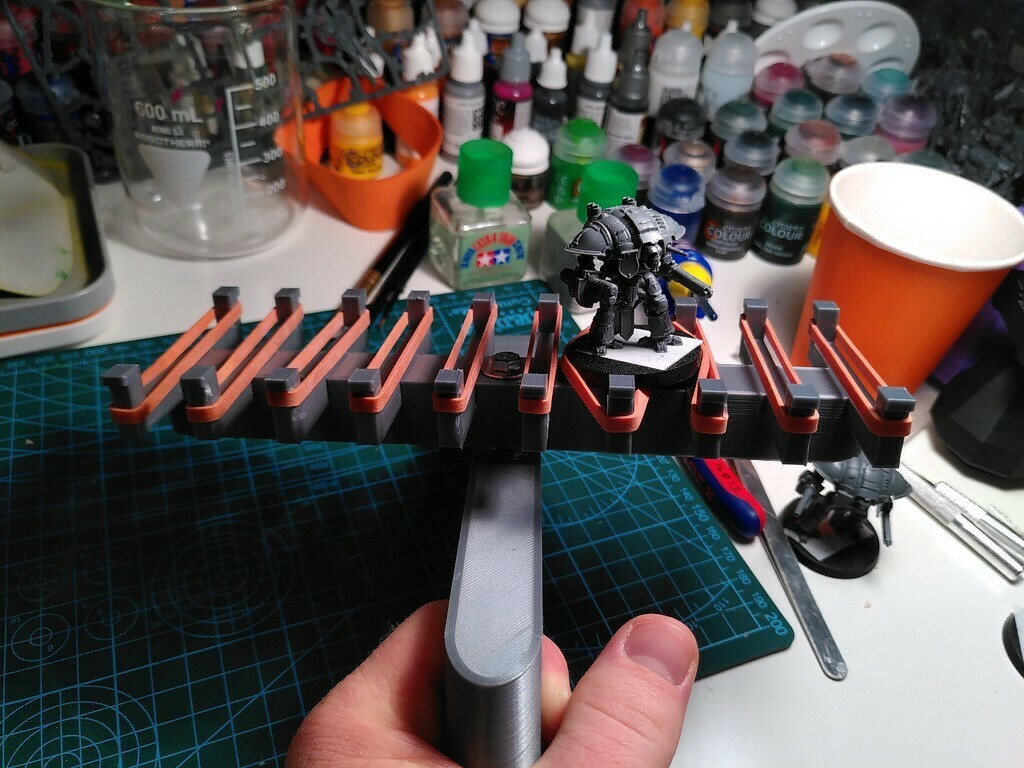 🦸 Miniature Priming Handle Basing Handle・Free STL File for ・Cults