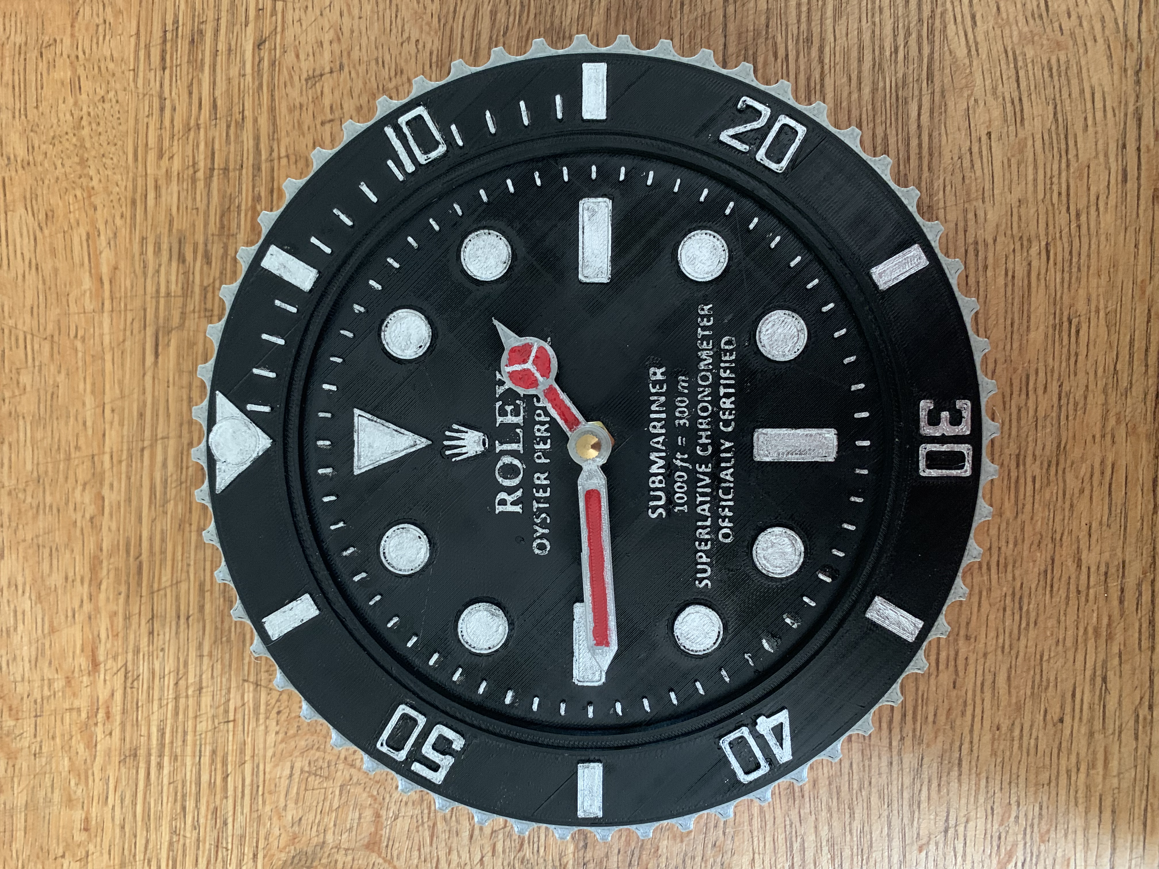 3D printer Rolex Wall Clock • made with QIDI 3D MAX・Cults
