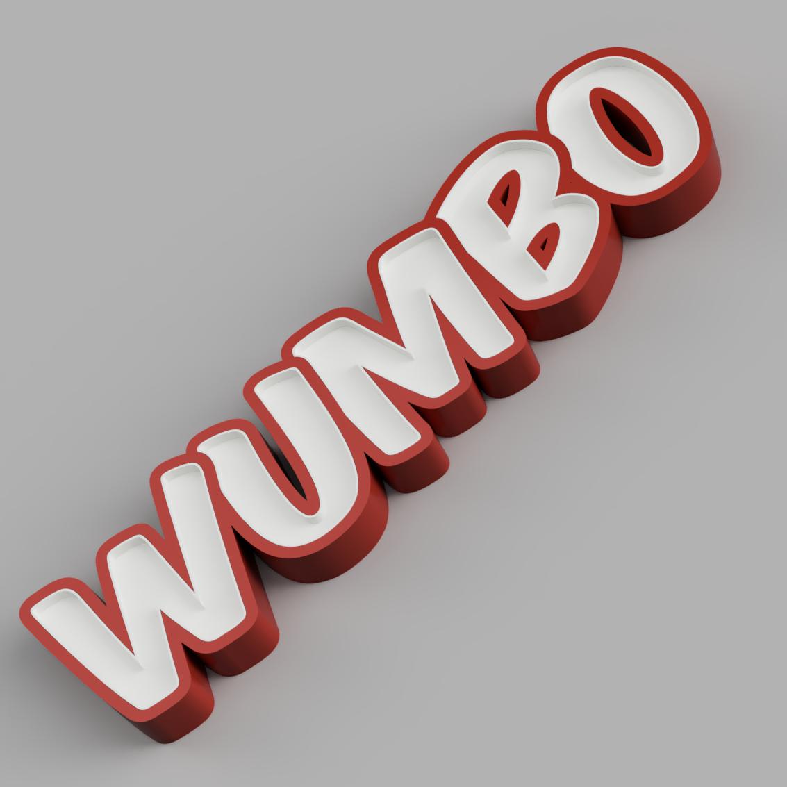 3D file NAMELED WUMBO - LED LAMP WITH NAME 🔦・3D printing idea to ...
