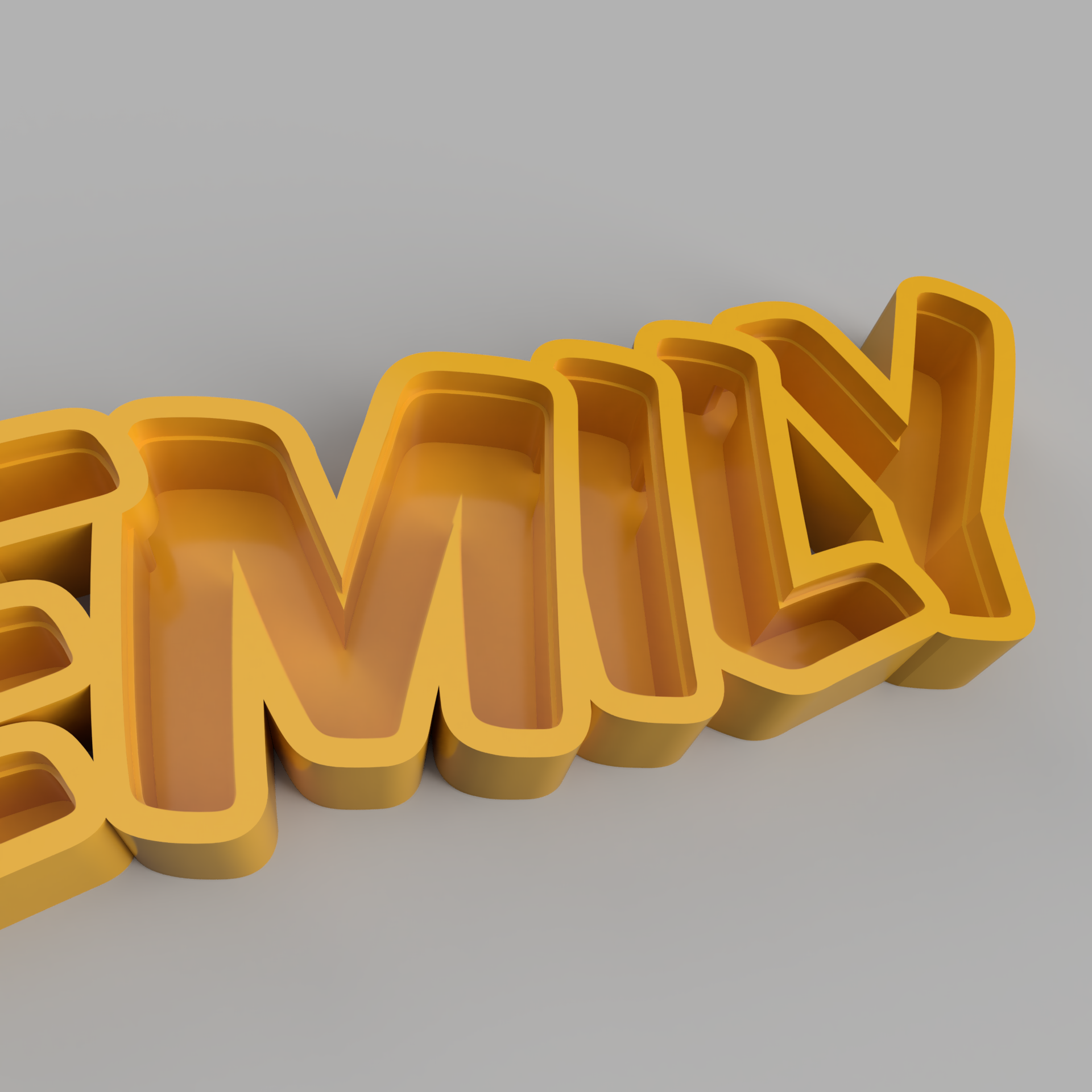 Archivo 3D NAMELED EMILY - LÁMPARA LED CON NOMBRE 🏠 ・Modelo de ...