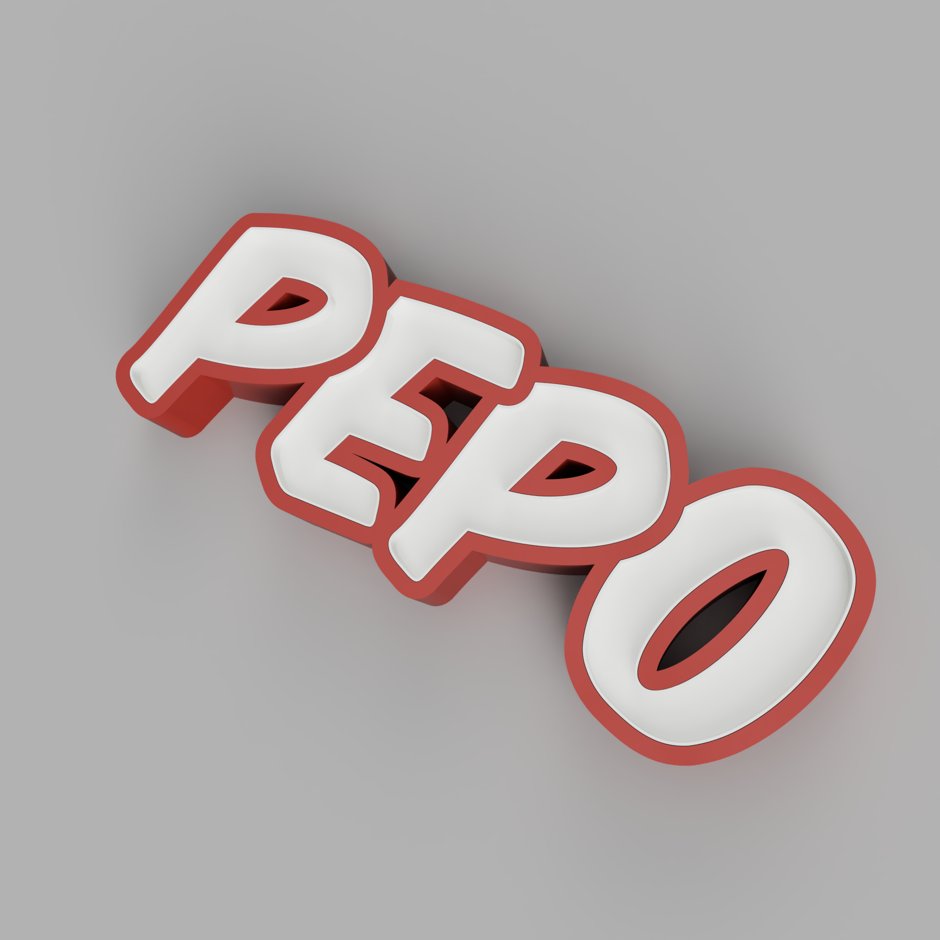 3D file PEPO - LED LAMP WITH NAME (NAMELED) 🔦 ・3D print design to ...