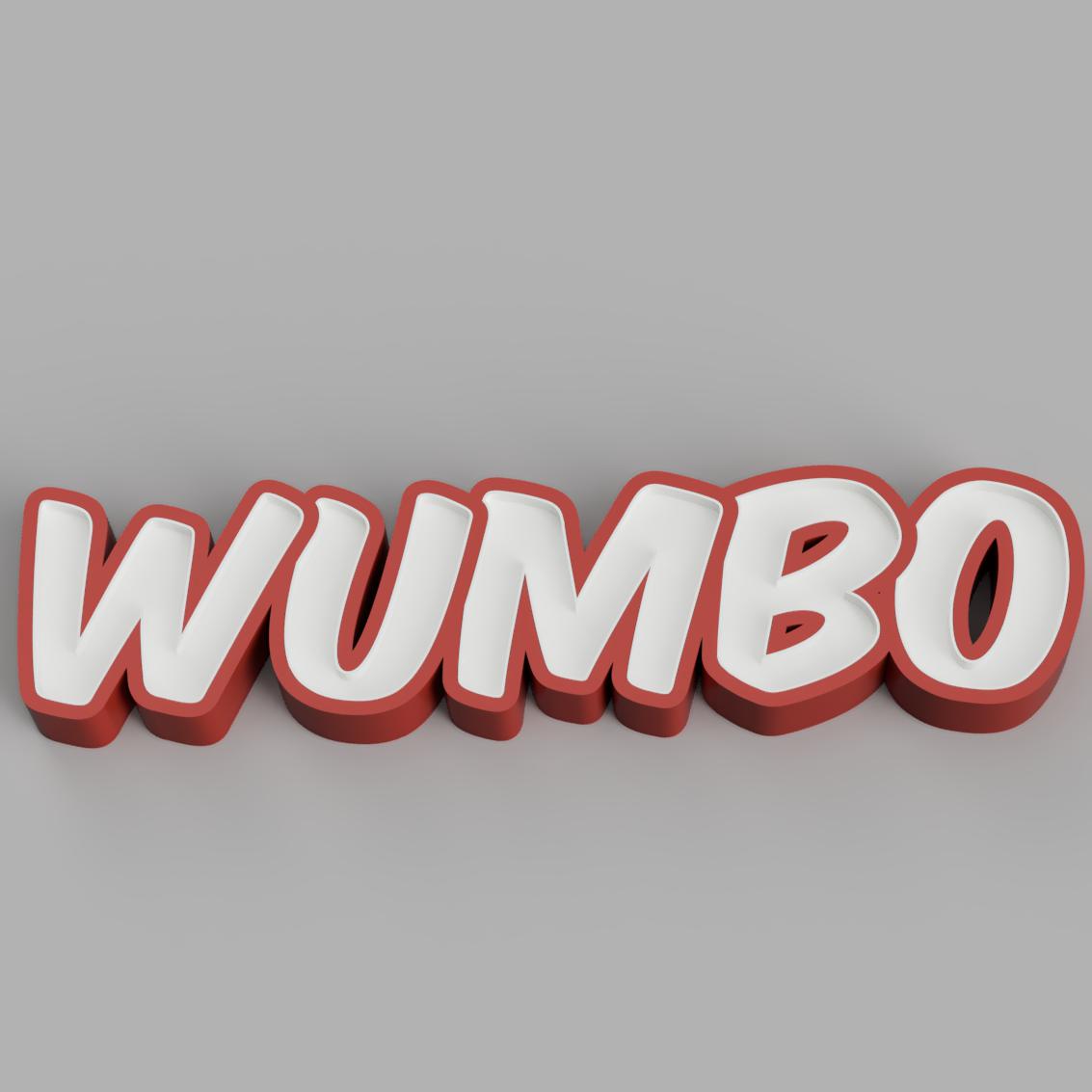 3D file NAMELED WUMBO - LED LAMP WITH NAME 🔦・3D printing idea to ...