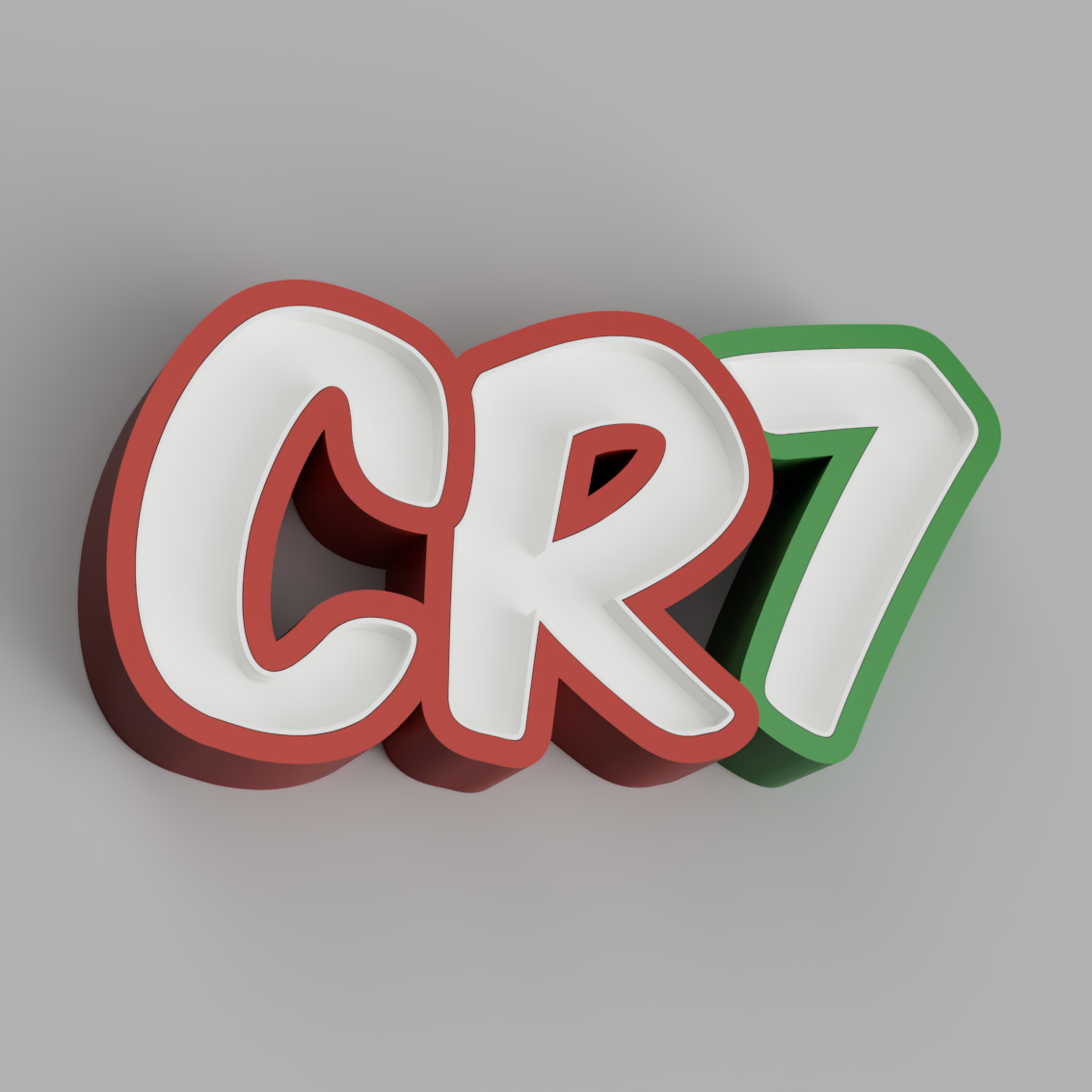 3D file NAMELED CR7 - LED LAMP WITH NAME 🔦 ・3D printable design to ...