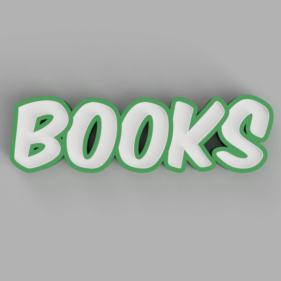 3D file NAMELED BOOKS - LED LAMP WITH NAME 📚 ・3D printer design to ...