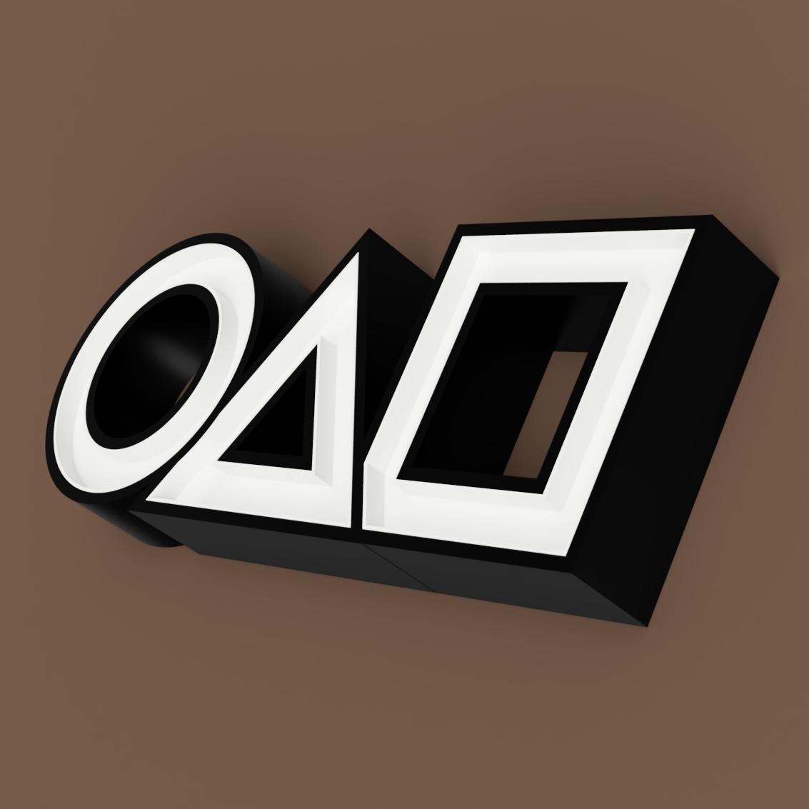 🦑 NAMELED SQUID GAME CARD - LED LAMP WITH SQUID GAME SYMBOLS・ 3D File ...