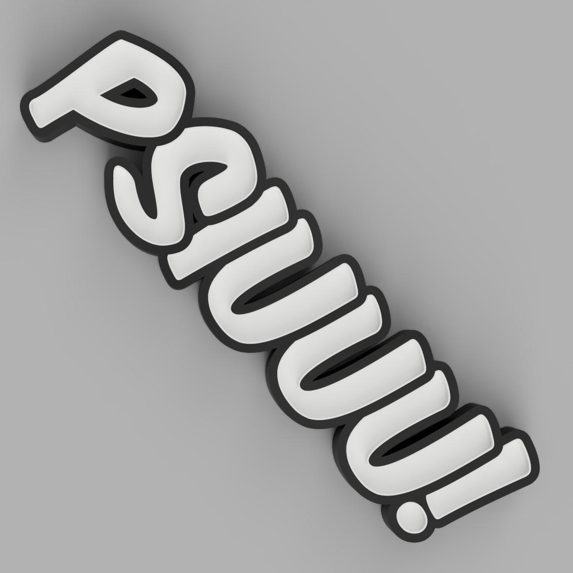 3D file NAMELED PSIUUU! - LED LAMP WITH NAME 🔦 ・3D printable design to ...