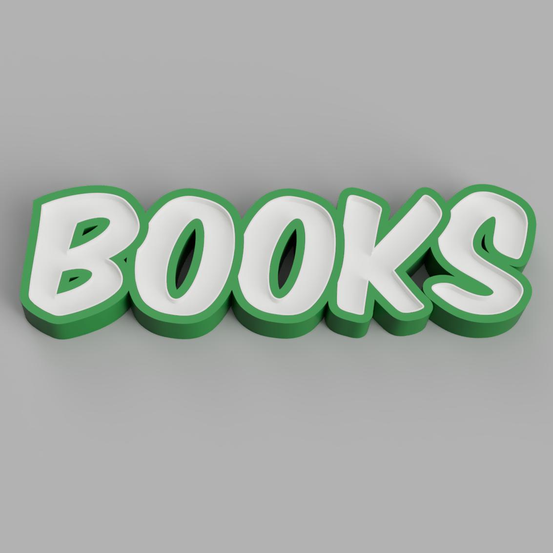 3D file NAMELED BOOKS - LED LAMP WITH NAME 📚 ・3D printer design to ...