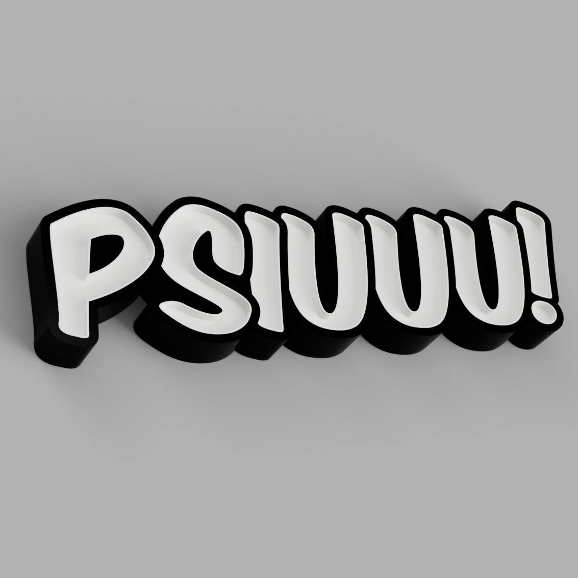 3D file NAMELED PSIUUU! - LED LAMP WITH NAME 🔦 ・3D printable design to ...