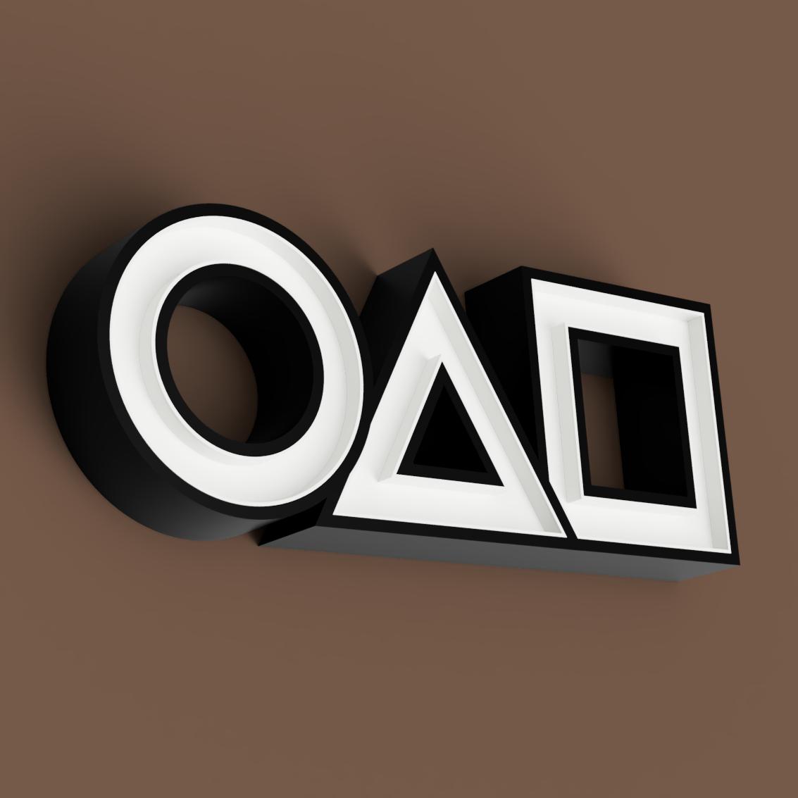 🦑 NAMELED SQUID GAME CARD - LED LAMP WITH SQUID GAME SYMBOLS・ 3D File ...