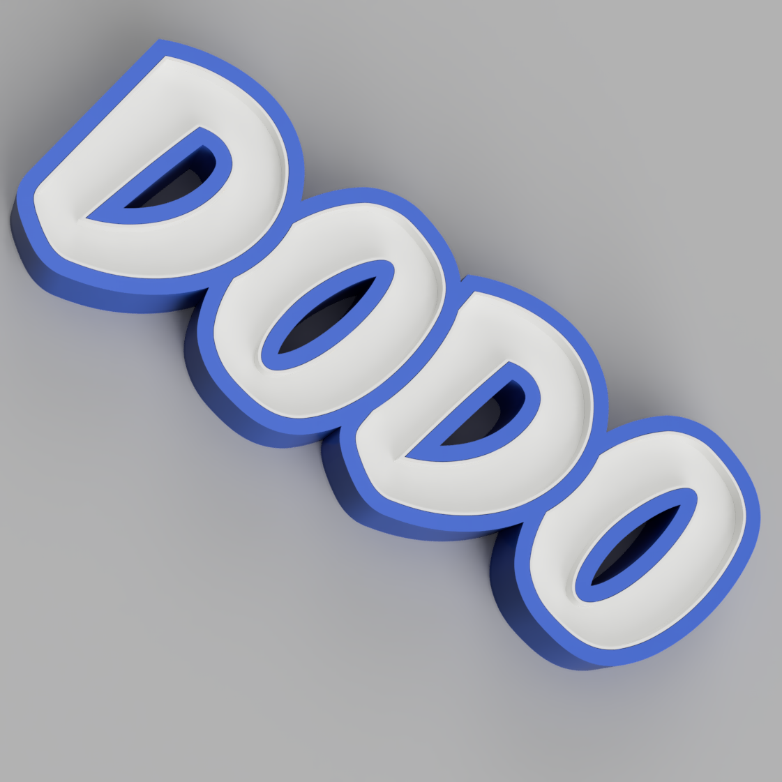 3D file NAMELED DODO - LED LAMP WITH NAME 🦤 ・3D printing idea to ...