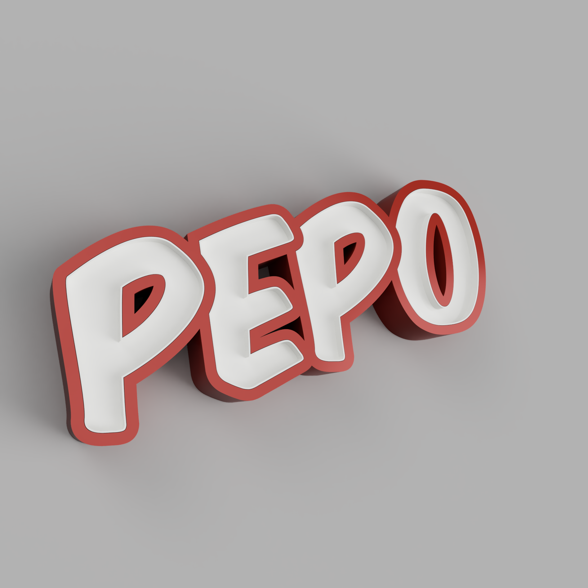 3D file PEPO - LED LAMP WITH NAME (NAMELED) 🔦 ・3D print design to ...
