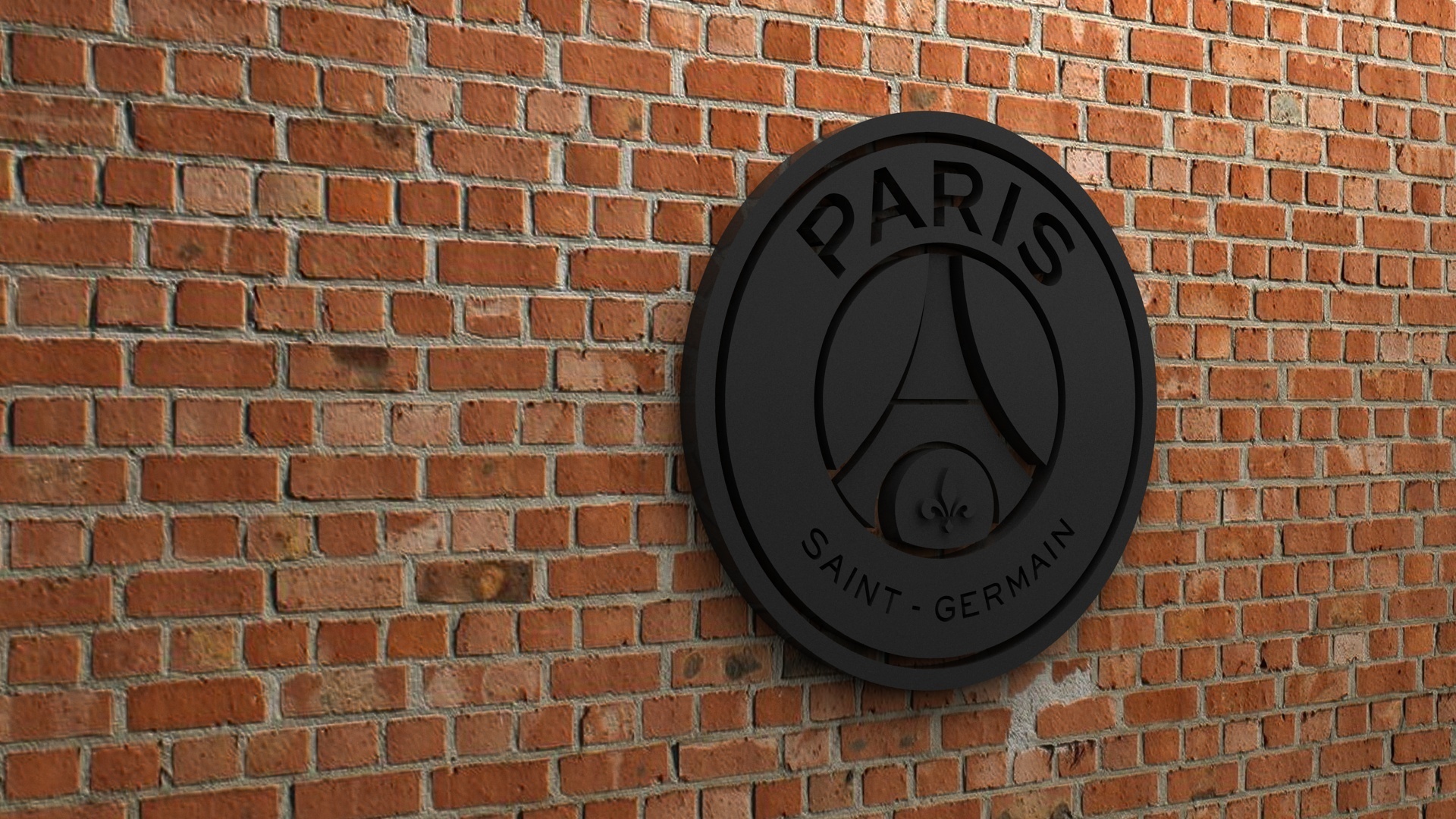 Archivo STL Logotipo del París Saint-Germain FC 🎲・Diseño de impresora ...