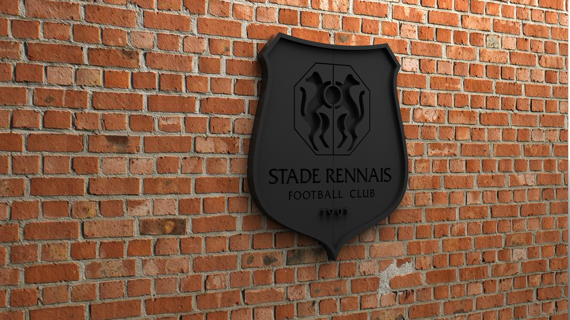 Fichier STL Logo du Stade Rennais FC 🏈 (OBJ)・Modèle pour impression 3D ...