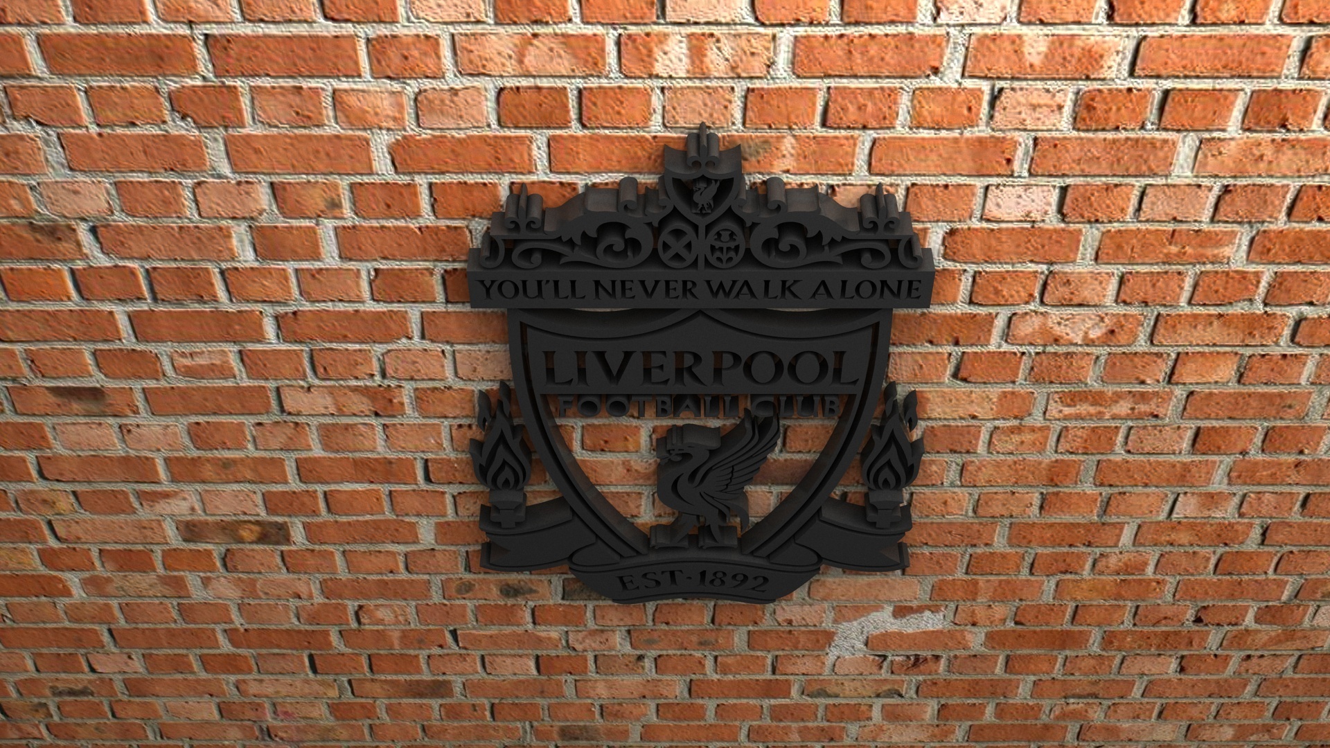Fichier STL Logo Liverpool FC 🏈 (OBJ)・Design à télécharger et à ...