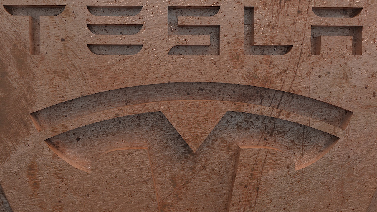 Archivo STL Logotipo de Tesla 📱 (OBJ)・Diseño de impresión en 3D para ...