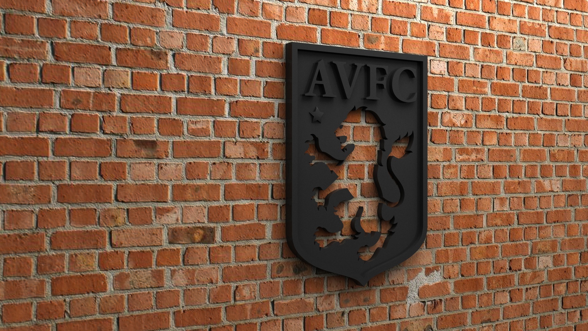STL file Aston Villa FC Logo 🥅 (OBJ)・Model to download and 3D print・Cults