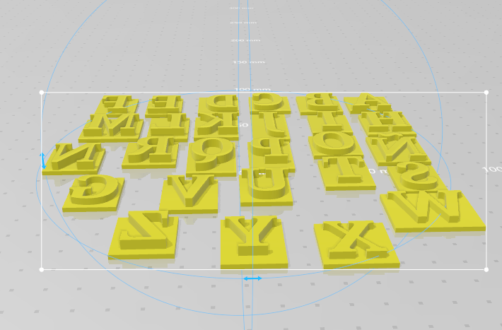 STL file Alphabet Stamp for porcelain 🦭 ・3D printing design to download ...