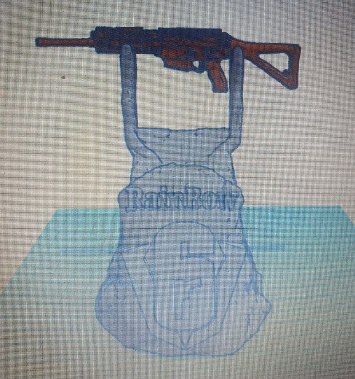 🌈 RAINBOW SIX SIEGE CONTROLLER STAND・ STL File for ・Cults