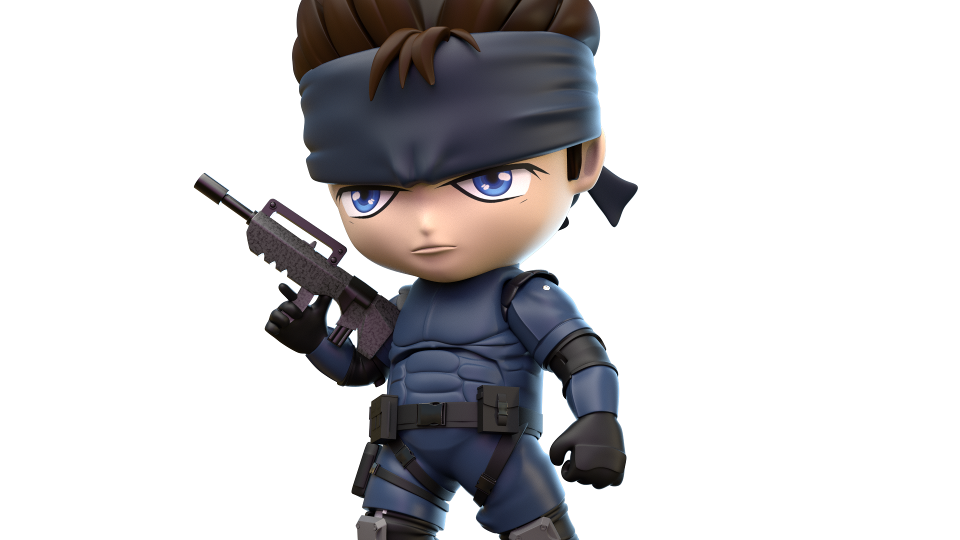 ⚙️ Metal Gear Solid Snake 3D model・ STL File for ・Cults