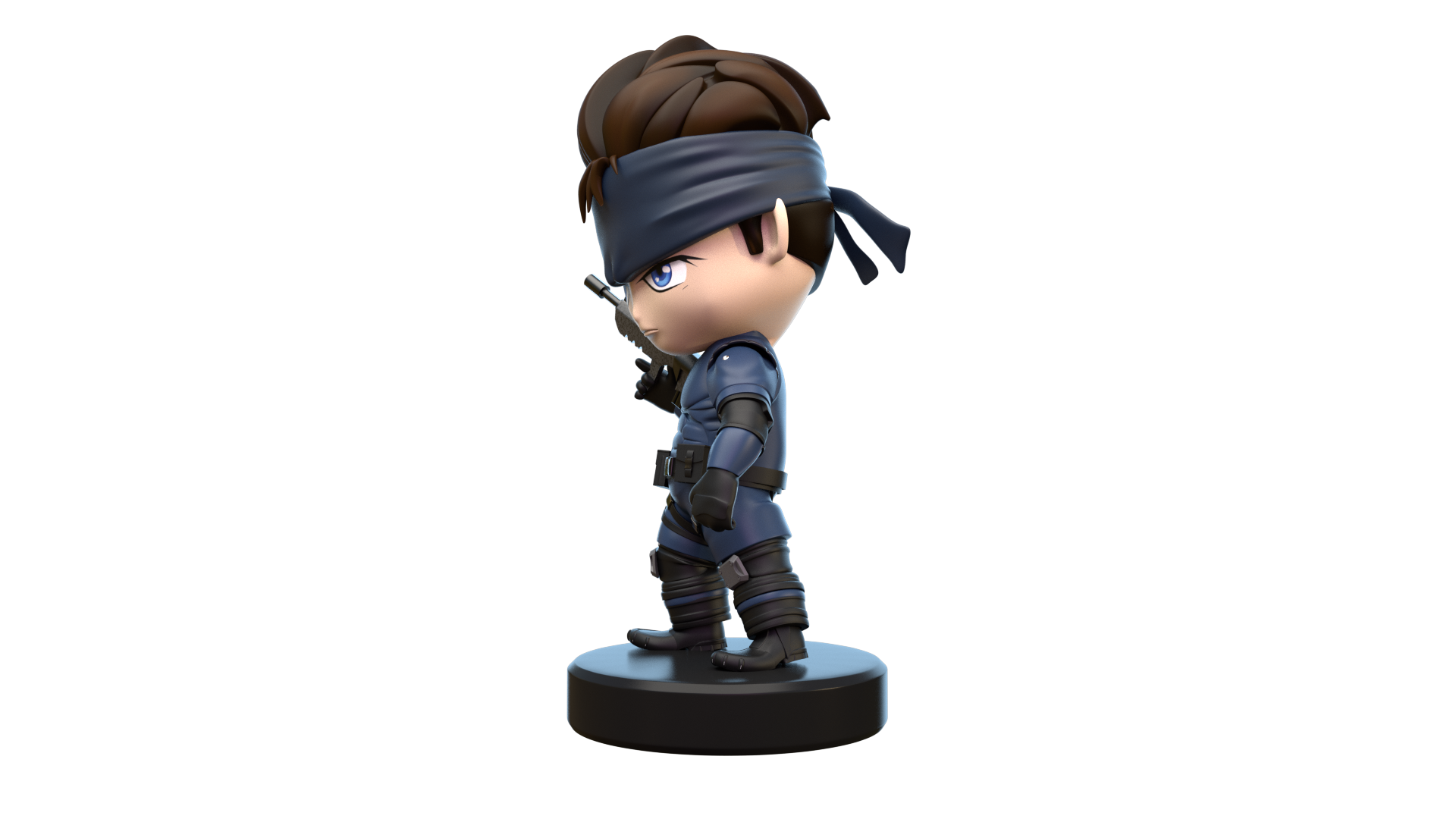 ⚙️ Metal Gear Solid Snake 3D model・ STL File for ・Cults