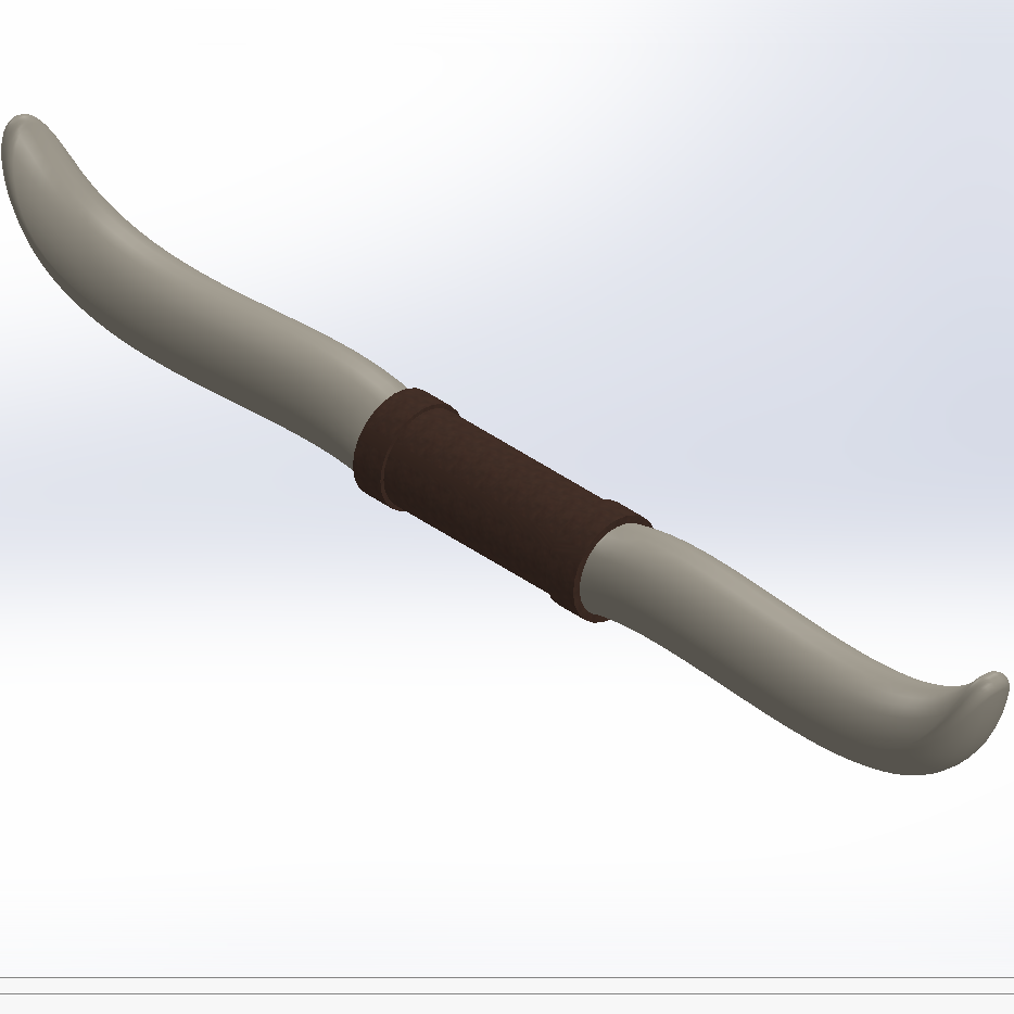 🐂 1/24 Scale Bull Horns・ STL File for ・Cults