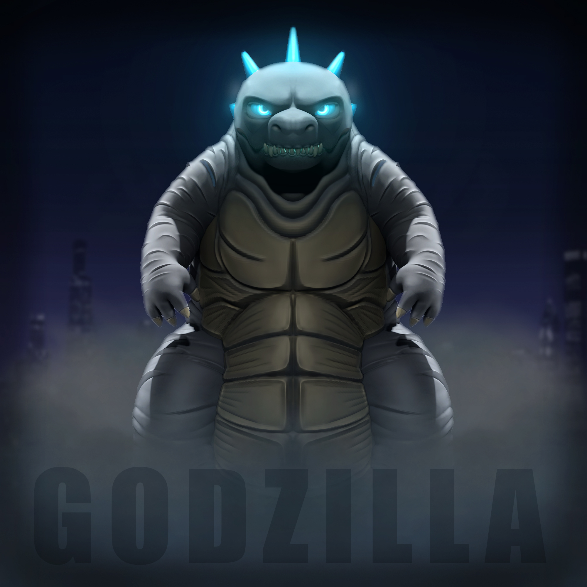 STL file Godzilla Stylized 🧸 ・3D printable model to download・Cults