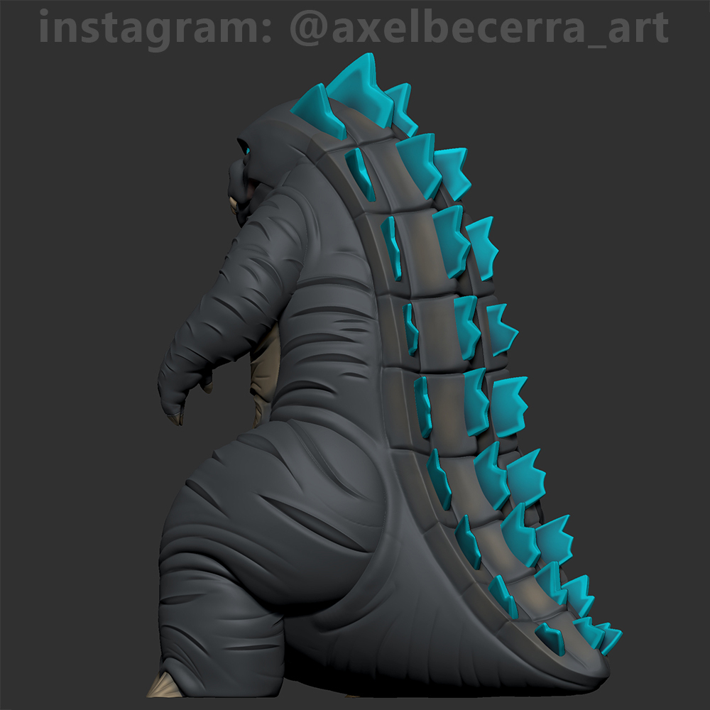 STL file Godzilla Stylized 🧸 ・3D printable model to download・Cults