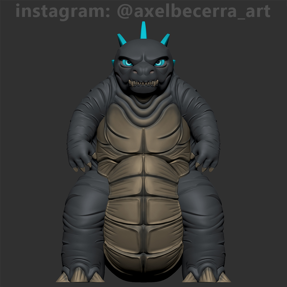 STL file Godzilla Stylized 🧸 ・3D printable model to download・Cults