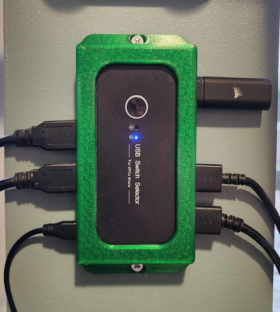 Free 3D file KSWLLO USB 3.0 Switch Selector Mount w/ Power Cutout 💾 ・3D ...