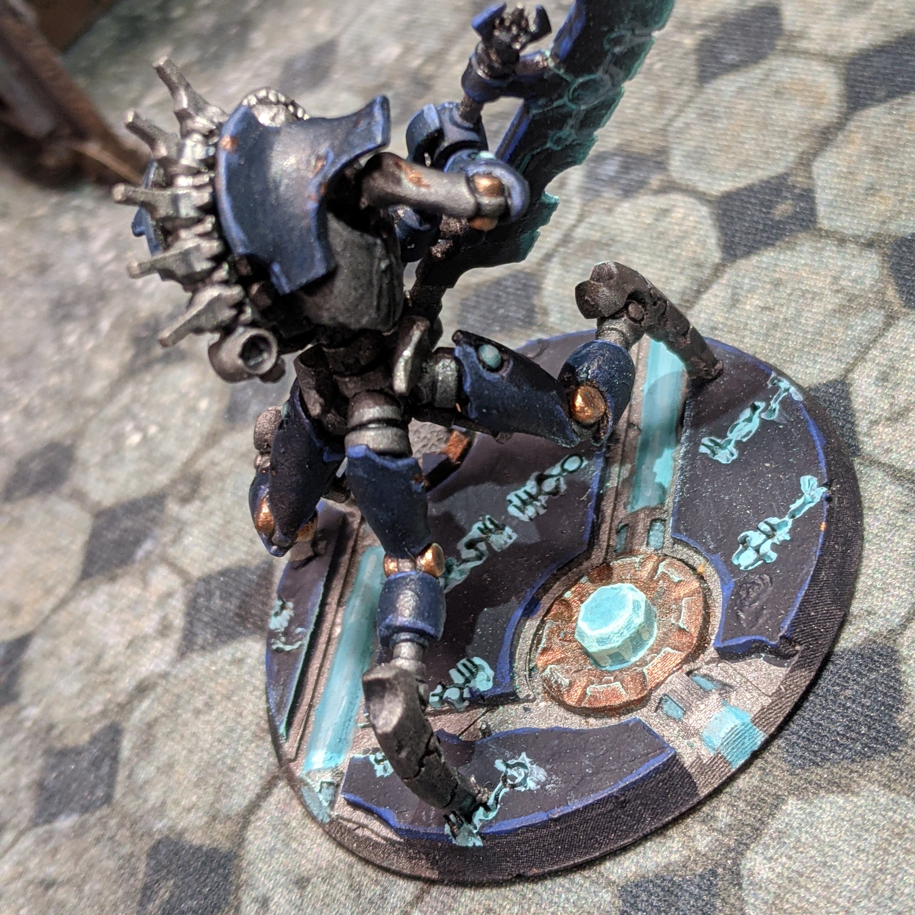 🪦 NECRON ANCIENT TOMB WORLD BASES - 60mm・ STL File for ・Cults