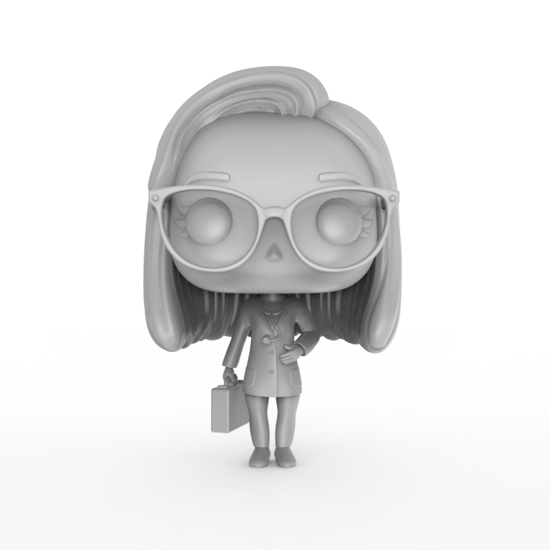 STL file funko pop doctor 🩺・3D printer design to download・Cults