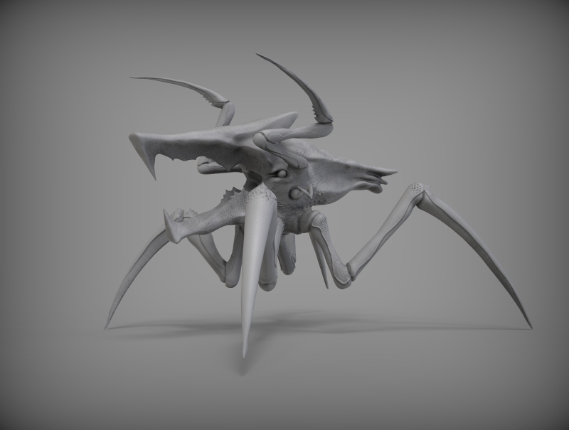 🕷️ Spider - Z Warrior bug・ STL File for ・Cults