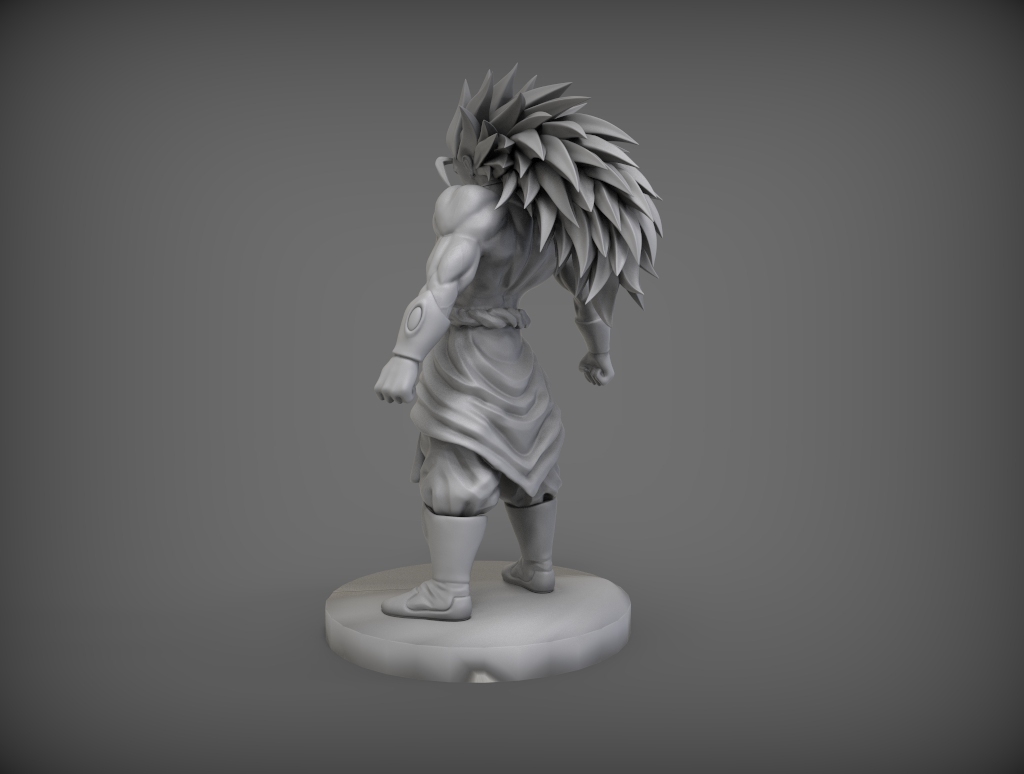 STL file Broly Dragon Ball Z 🐉 ・3D printer design to download・Cults