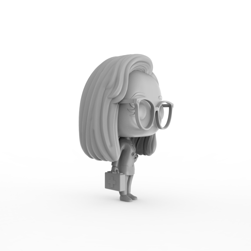 STL file funko pop doctor 🩺・3D printer design to download・Cults