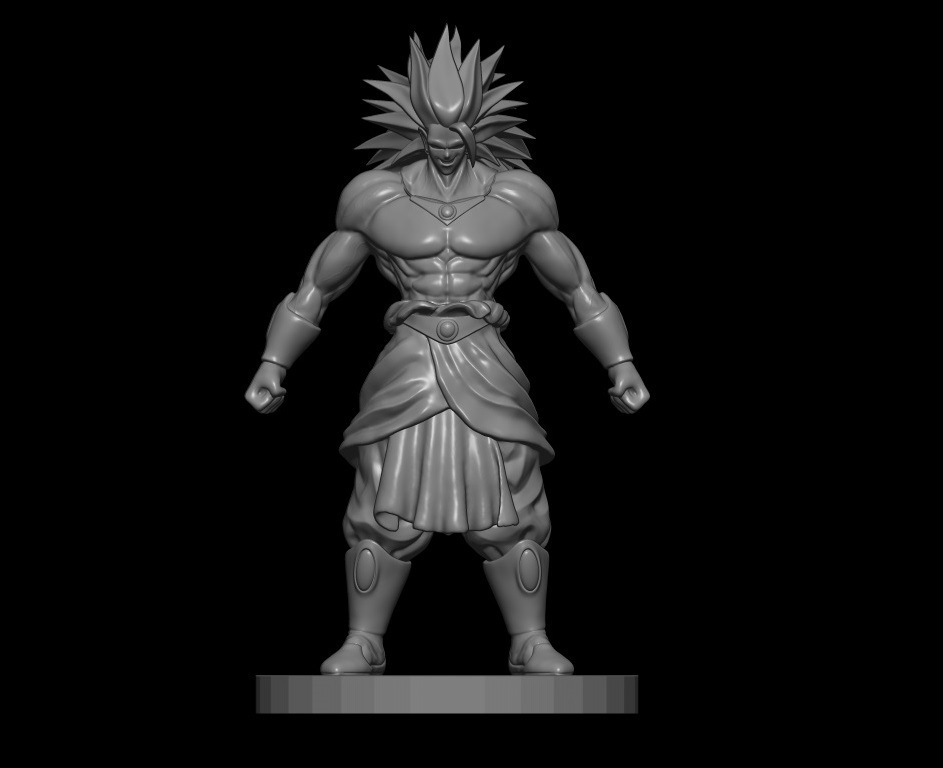 STL file Broly Dragon Ball Z 🐉 ・3D printer design to download・Cults