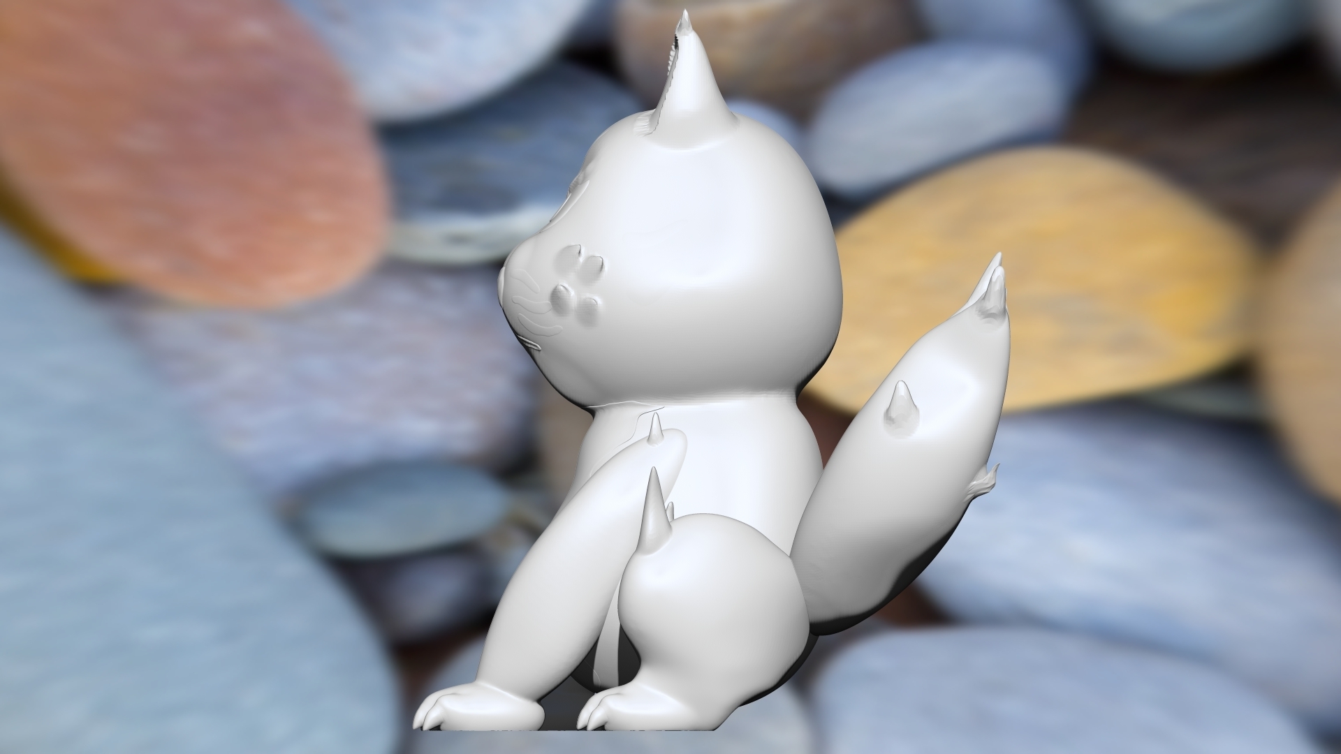 🦸 Matatabi - Niibi - Naruto collection・ STL File for ・Cults