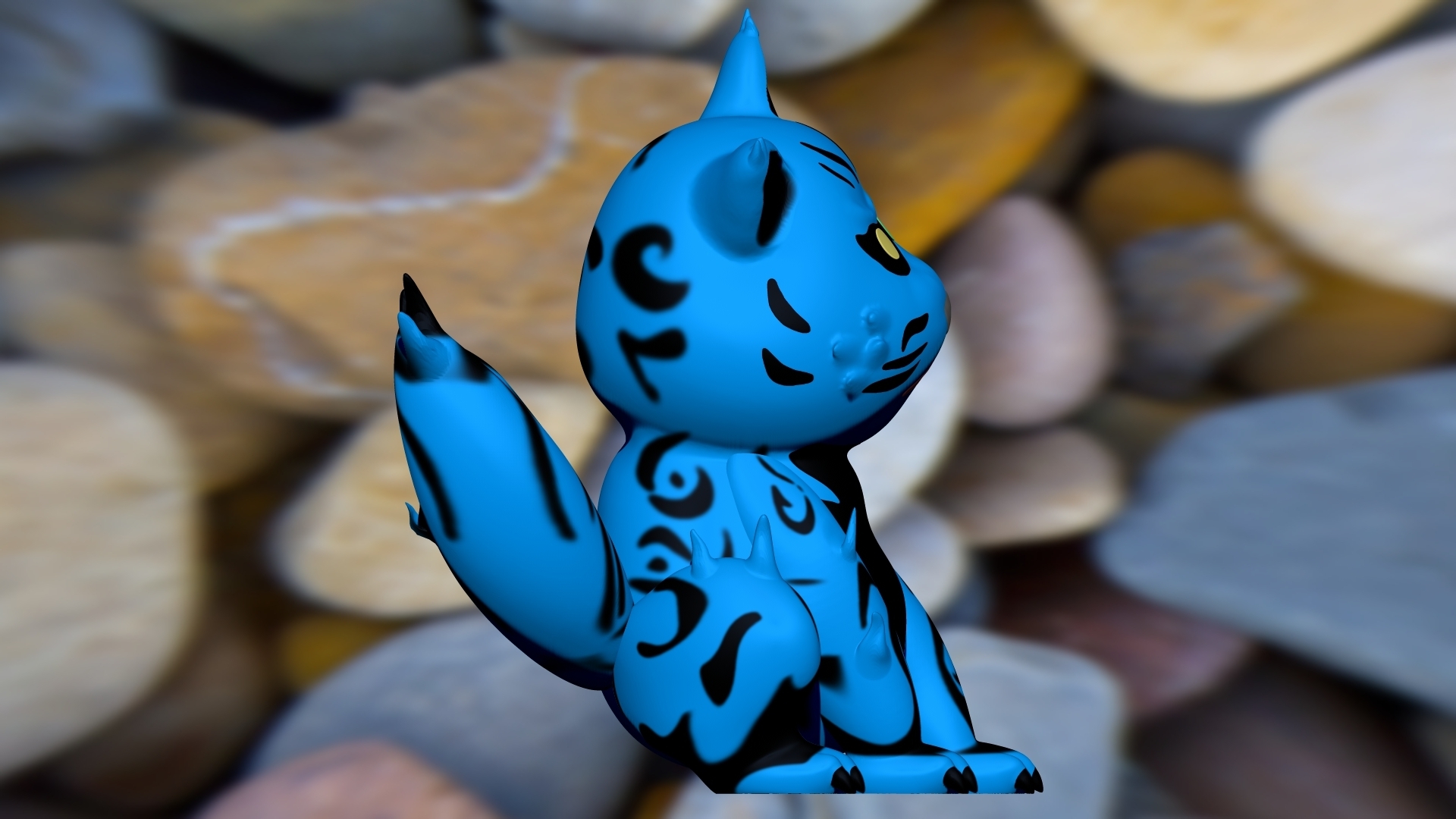 🦸 Matatabi - Niibi - Naruto collection・ STL File for ・Cults