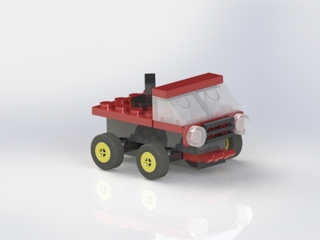 Buildable LEGO® Car・ STL File for ・Cults