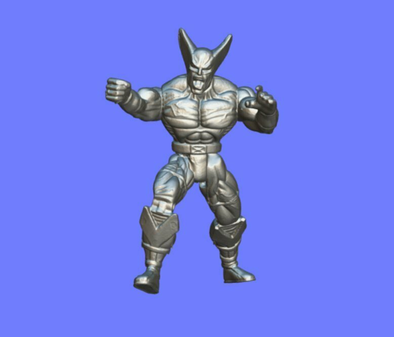 3D file 90s Figure Bootleg WOLVERINE - 3D SCAN 🩻 ・3D printable model to ...