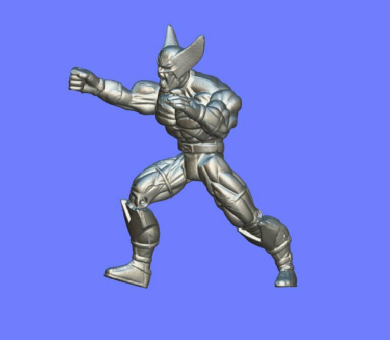 3D file 90s Figure Bootleg WOLVERINE - 3D SCAN 🩻 ・3D printable model to ...