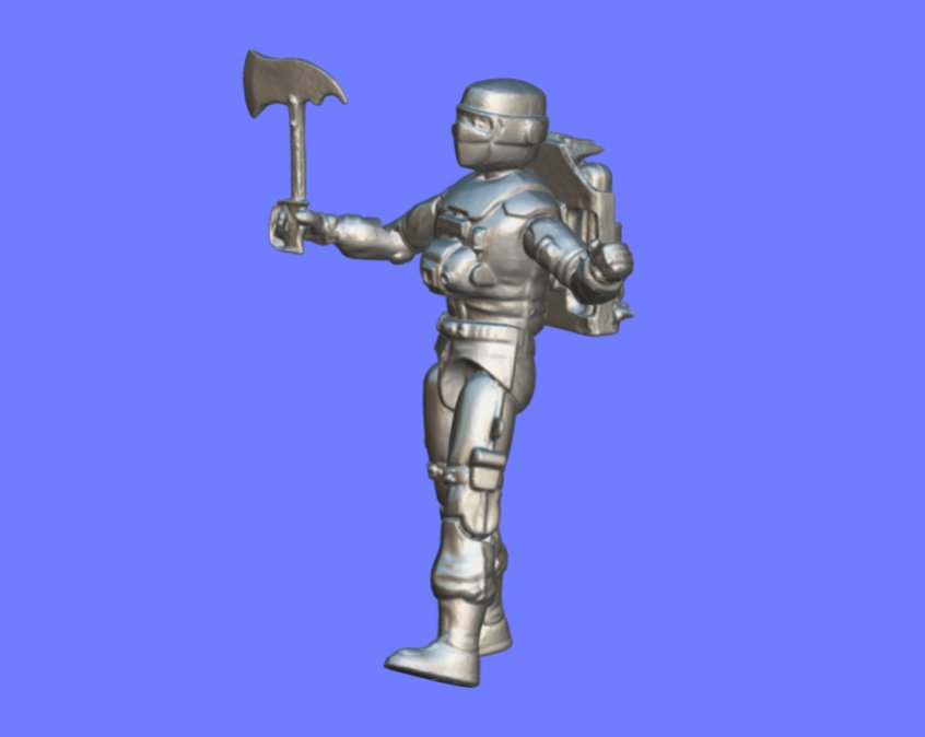 🩻 1985 GI-JOE BARBECUE-v1 - 3D SCAN・ 3D File for ・Cults