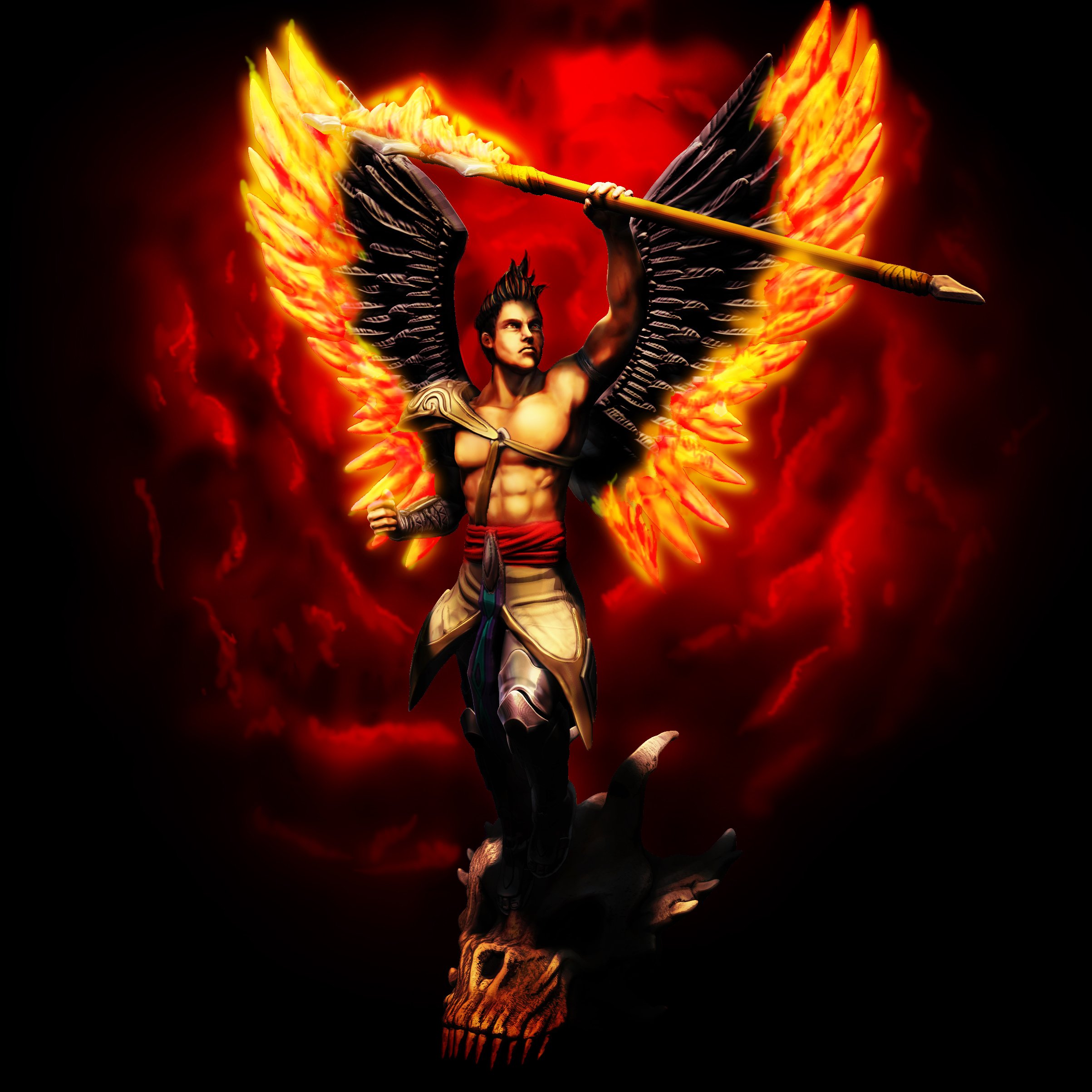 STL file angel warrior mini STL 75mm 👼 ・3D printable design to download ...