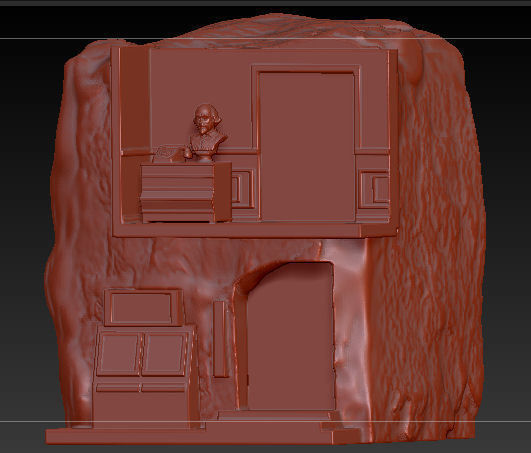 👽 Batcave batman vintage diorama series・ STL File for ・Cults