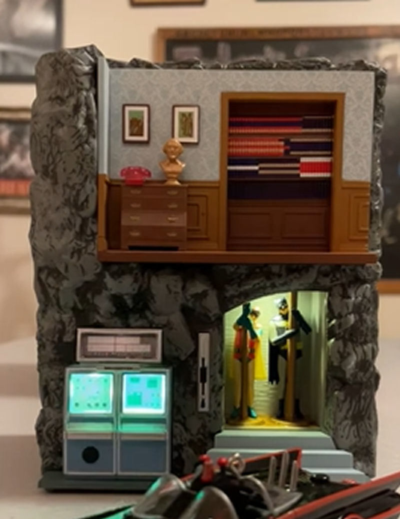 👽 Batcave batman vintage diorama series・ STL File for ・Cults