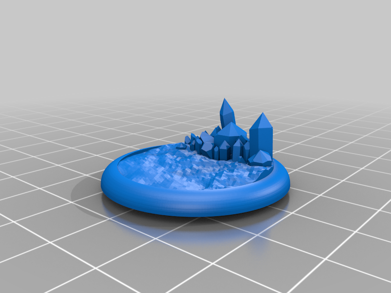 🔮 Crystal Base Pack・Free 3D File for ・Cults