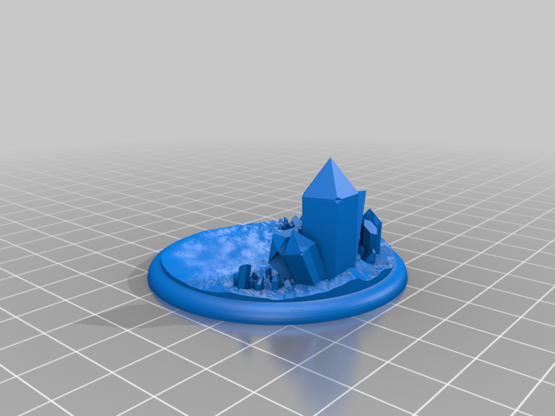 🔮 Crystal Base Pack・Free 3D File for ・Cults