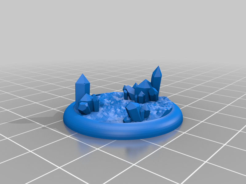 🔮 Crystal Base Pack・Free 3D File for ・Cults
